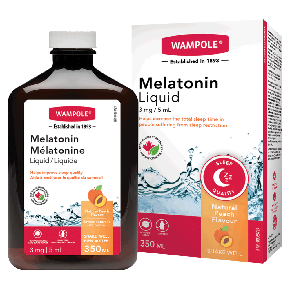 MELATONIN 3MG LIQUID - Wampole