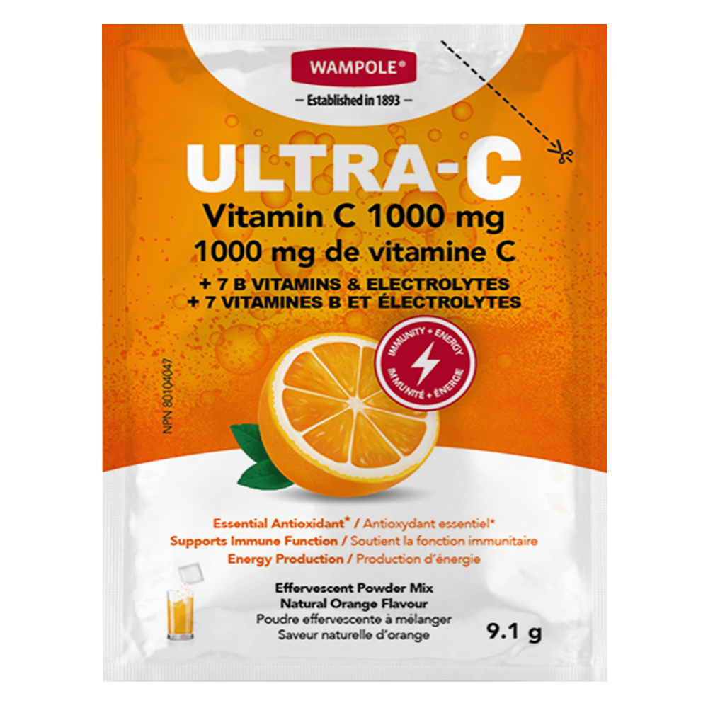 ULTRA-C ORANGE 1000 MG EFFERVESCENT POWDER - Wampole