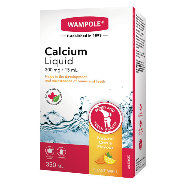 CALCIUM 300MG LIQUID - Wampole