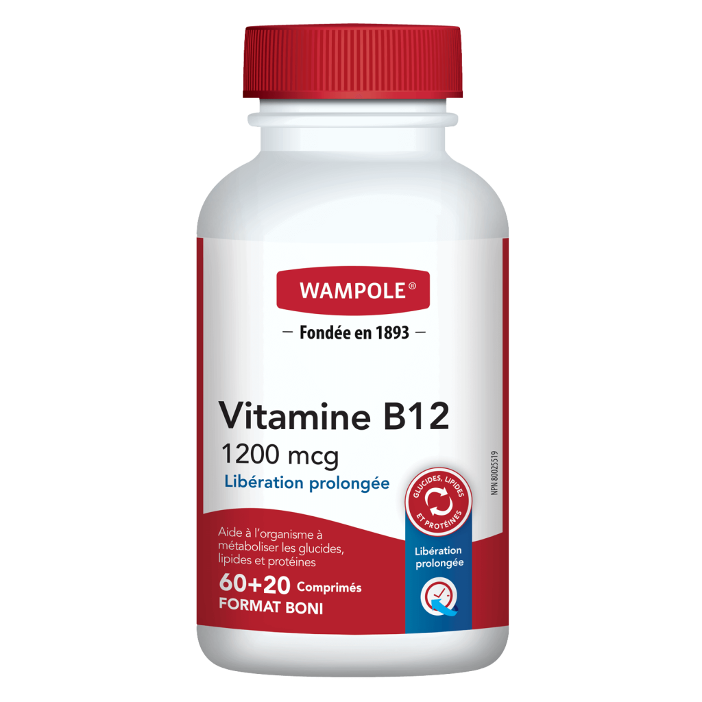 VITAMINE B12 1200 MCG LIBÉRATION PROLONGÉE - Wampole