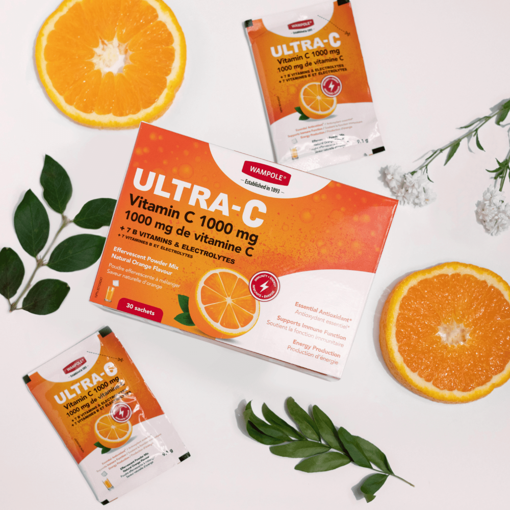 ULTRA-C ORANGE 1000 MG EFFERVESCENT POWDER - Wampole