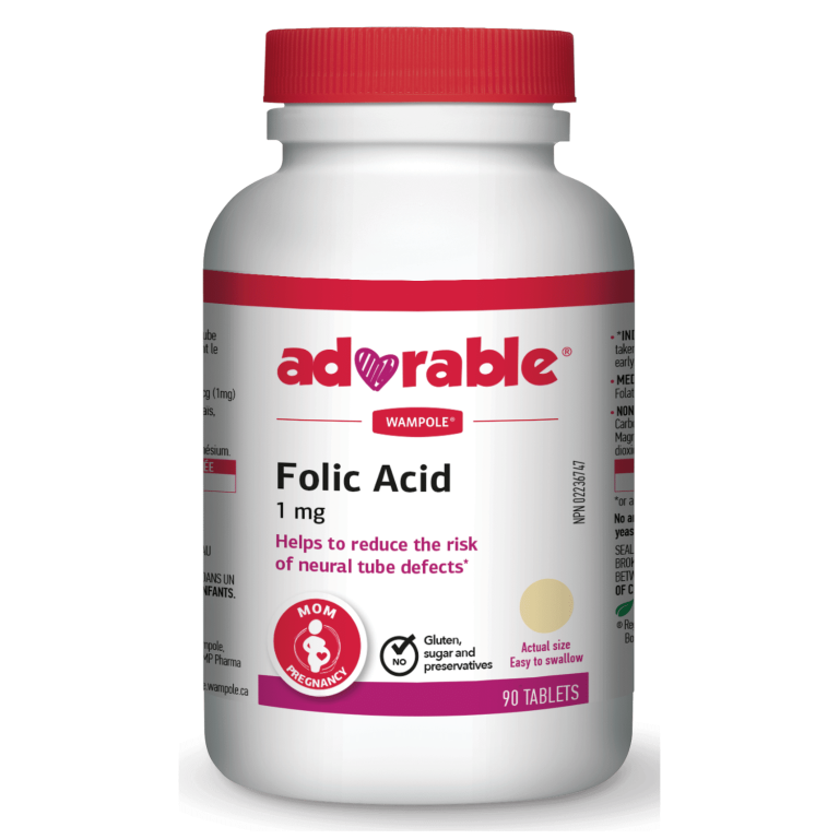 FOLIC ACID 1 MG - Wampole