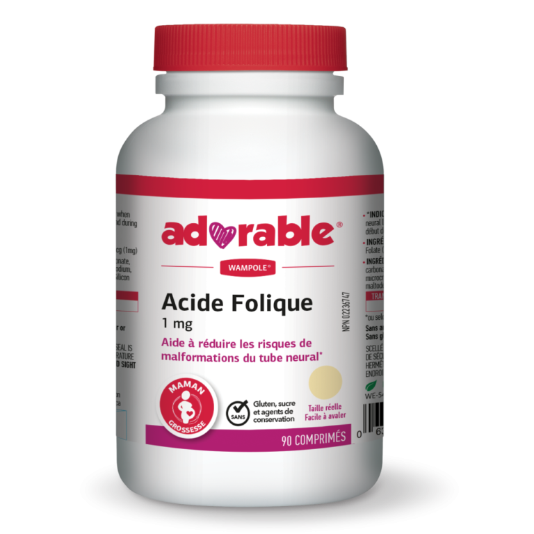 ACIDE FOLIQUE 1MG - Wampole